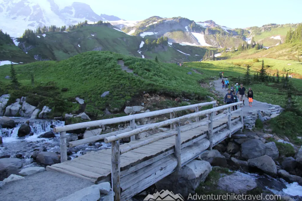 Myrtle Falls & Edith Creek - Paradise Mt. Rainier - Adventure Hike Travel