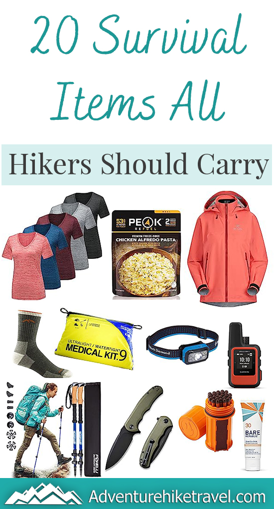 20 Survival Items All Hikers Should Carry - Adventure Hike Travel
