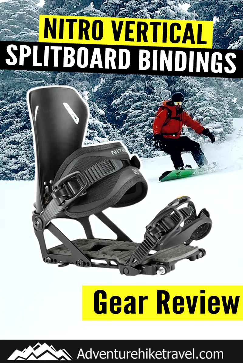 The Best Splitboard Bindings? Nitro Vertical Splitboard Bindings Gear ...