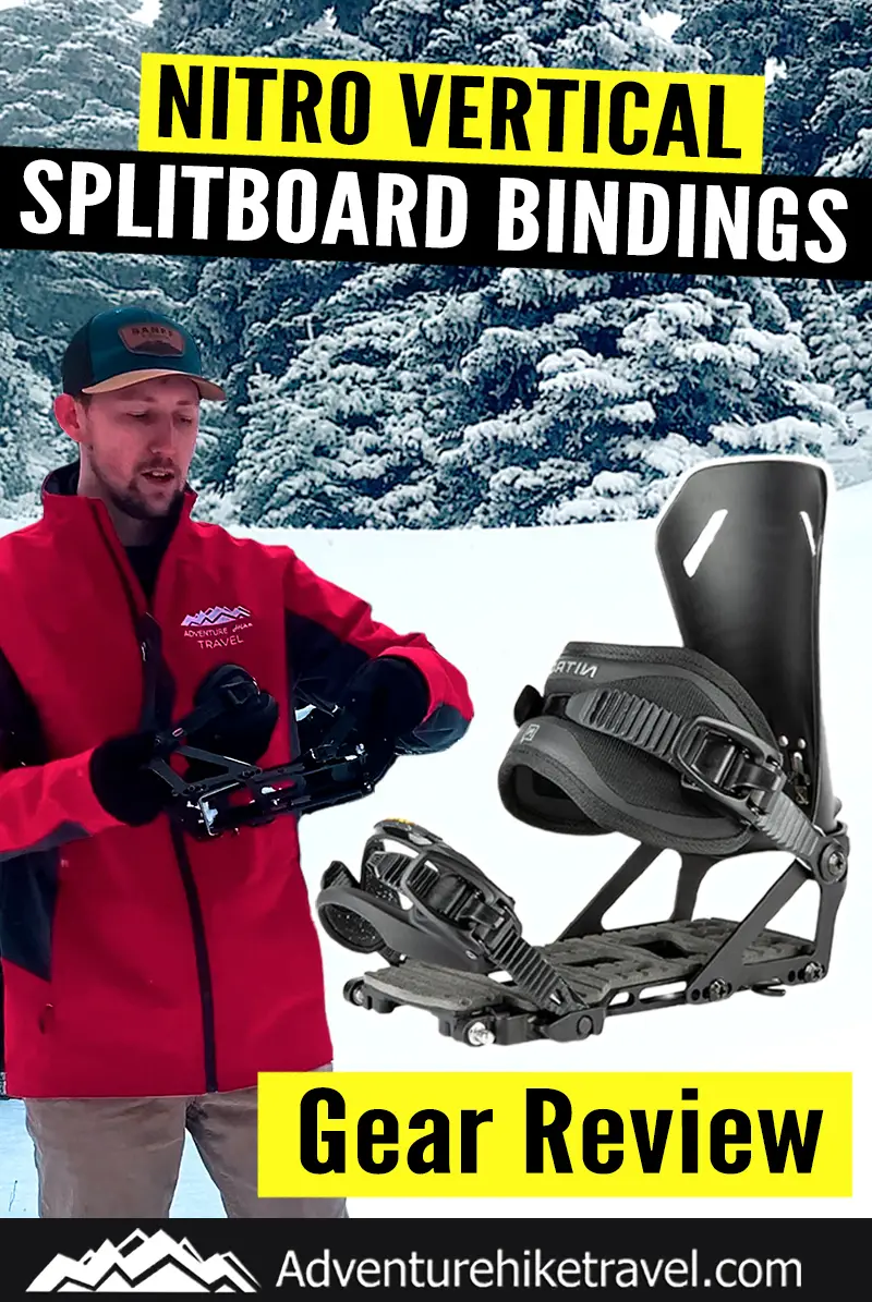 The Best Splitboard Bindings? Nitro Vertical Splitboard Bindings Gear ...