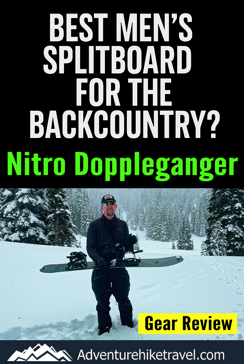Best Men's Splitboard for the Backcountry? Nitro Doppleganger Review ...